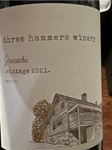 Three Hammers Winery Grenache | Vivino US