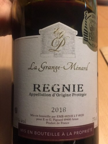 Domaine de la Grange-Menard Régnié | Vivino France