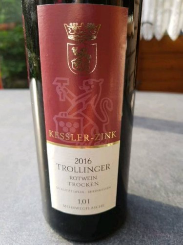 2017 Kessler-Zink Trollinger Rotwein Trocken | Vivino Deutschland