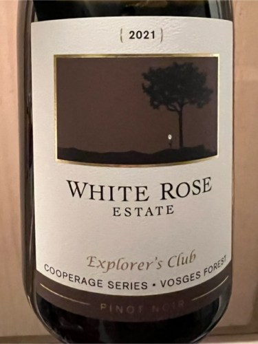 White Rose Estate Explorer's Club Cooperage Series Vosges Forest Pinot ...