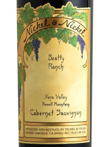 Nickel & Nickel Beatty Ranch Cabernet Sauvignon | Vivino English