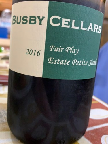 Busby Cellars Estate Petite Sirah | Vivino US