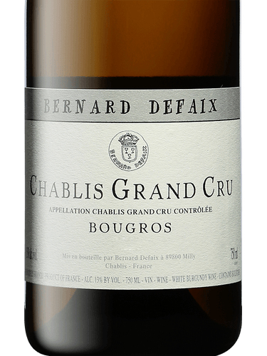 Bernard Defaix Chablis Grand Cru 'Bougros' | Vivino France