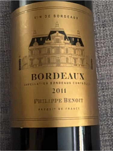 Philippe Benoit Bordeaux | Vivino 日本