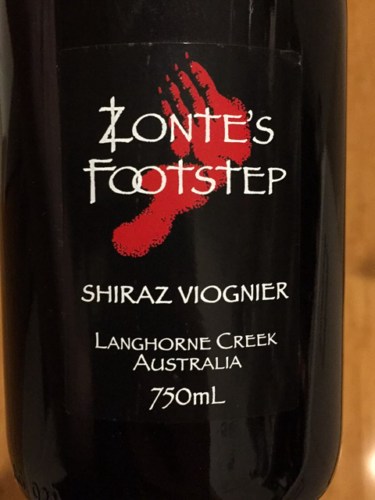 Zonte's Footstep Shiraz - Viognier | Vivino US