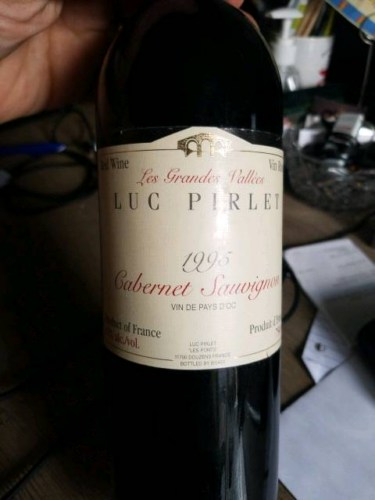 Luc Pirlet Les Grandes Vallées Cabernet Sauvignon Vivino English