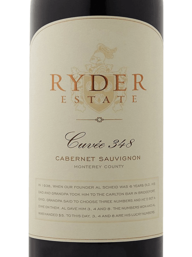 Ryder Estate Cuvée 348 Cabernet Sauvignon | Vivino English