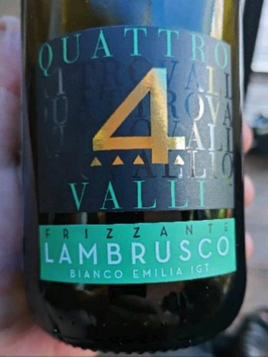 Quattro Valli Lambrusco Frizzante Bianco | Vivino US