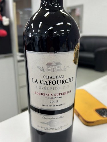 Château la Cafourche Cuvée Fitoroux Vieilles Vignes Bordeaux Supérieur ...