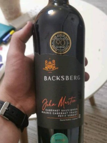 Backsberg John Martin Cabernet Sauvignon - Merlot | Vivino Canada