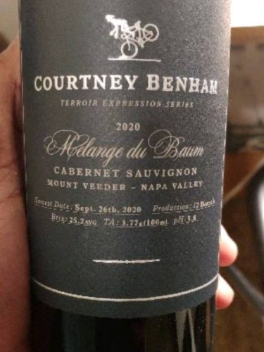 Courtney Benham Melange du Baum Cabernet Sauvignon | Vivino English