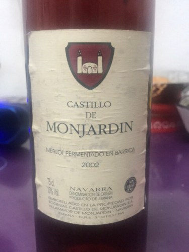 Castillo de Monjardin Merlot Fermentation Barrica | Vivino US