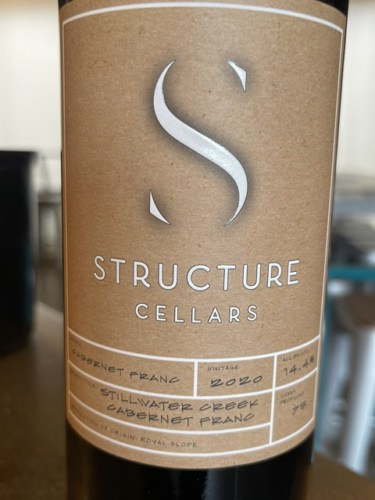 Structure Cellars Stillwater Creek Cabernet Franc | Vivino US