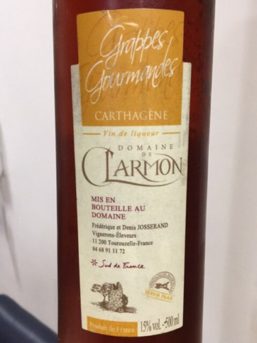 Domaine de Clarmon Grappes Gourmandes Carthagène | Vivino US