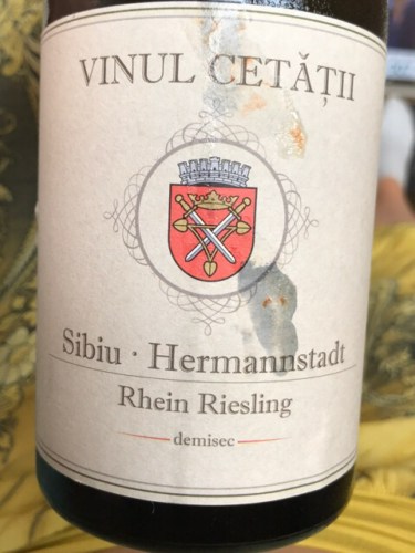 Jidvei Vinul Cetăţii Sibiu Hermannstadt Rhein Riesling | Vivino US