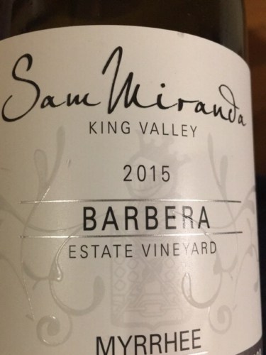 Sam Miranda Myrrhee Barbera | Vivino Australia