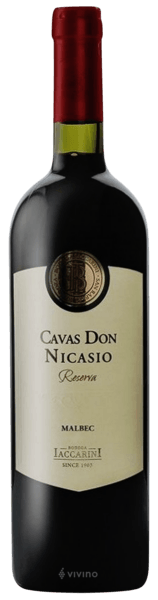 2019 Bodega Iaccarini Cavas don Nicasio Reserva Malbec | Vivino US