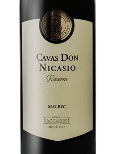 2018 Bodega Iaccarini Cavas don Nicasio Reserva Malbec | Vivino US