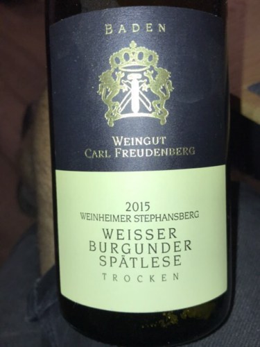 Weingut Carl Freudenberg Weinheimer Stephansberg Weisser Burgunder ...