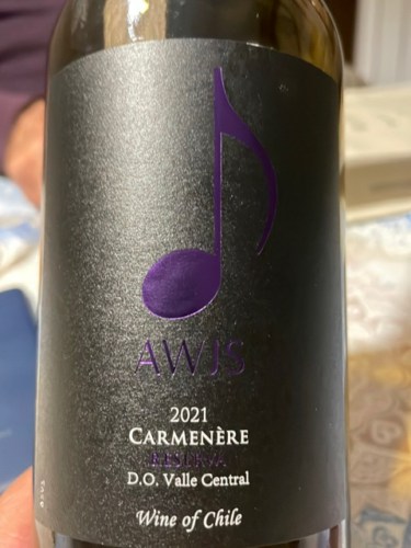 Awjs Reserva Carménère | Vivino US