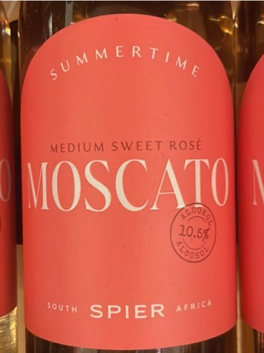 Spier Moscato Medium Sweet Rosé | Vivino US
