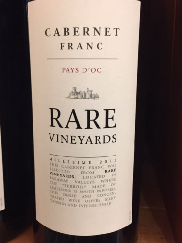 Rare Vineyards Cabernet Franc | Vivino US