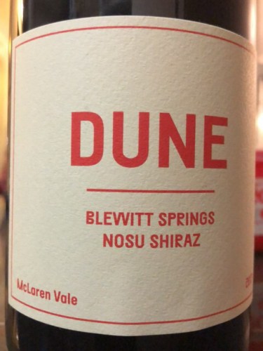 Dune Wine Blewitt Springs Nosu Shiraz | Vivino Australia