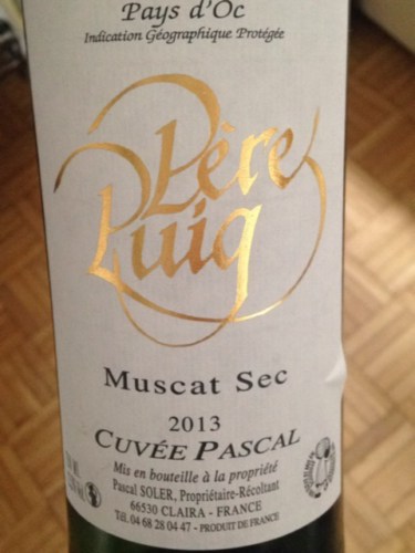 Domaine Père Puig Cuvée Pascal Muscat Sec | Vivino France