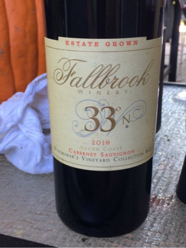 Fallbrook 33°N Winemaker's Vineyard Collection #12 Cabernet Sauvignon ...
