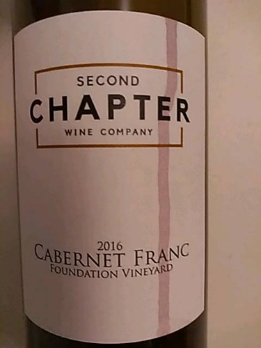 Second Chapter Foundation Vineyard Cabernet Franc | Vivino US