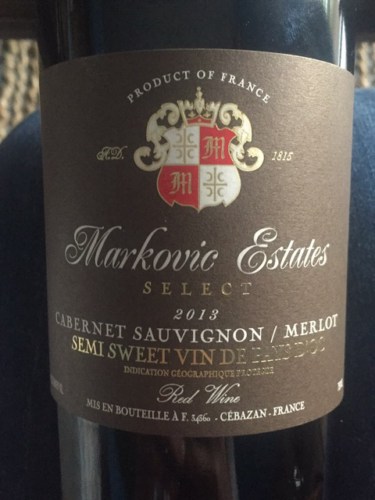 Markovic Select Cabernet Sauvignon - Merlot Semi Sweet | Vivino Australia