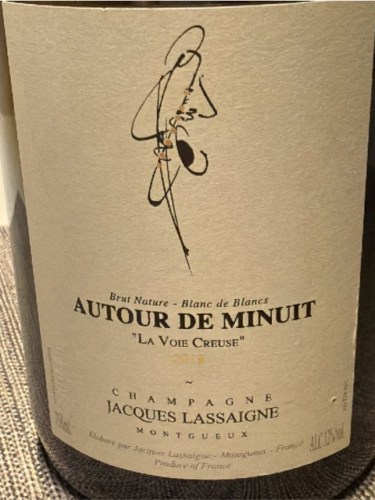Jacques Lassaigne Autour de Minuit La Voie Creuse Blanc de Blancs Brut ...