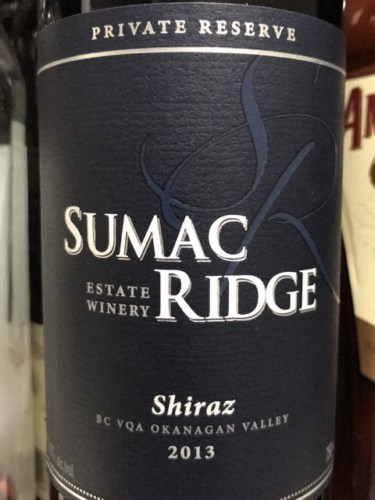 Sumac Ridge Estate Private Reserve Shiraz | Vivino US