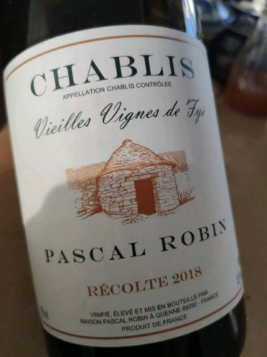 Maison Pascal Robin Vieilles Vignes de Fyé Chablis | Vivino Brasil