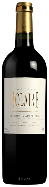 Château Bolaire Bordeaux Supérieur | Vivino 日本