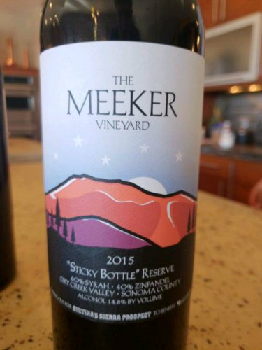 The Meeker Vineyard Sticky Bottle Reserve Red Blend | Vivino US