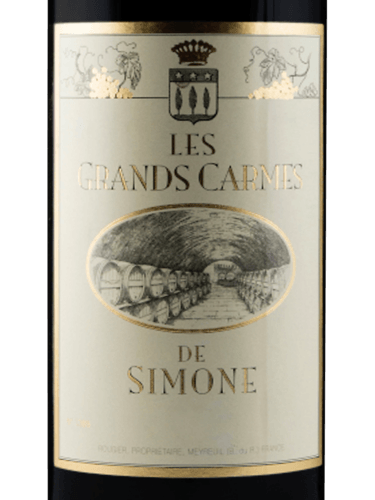 Château Simone Les Grands Carmes de Simone Rouge | Vivino Canada