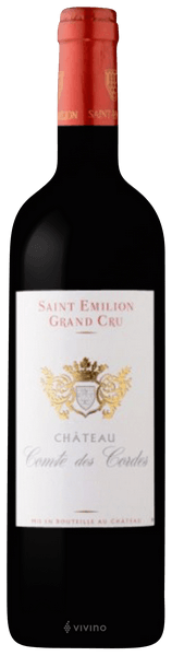 Château Comte des Cordes Saint Émilion Grand Cru | Vivino Česko