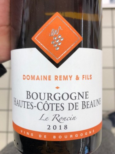 2018 Domaine Joël Remy Le Roncin Bourgogne Hautes-Côtes de Beaune | Vivino