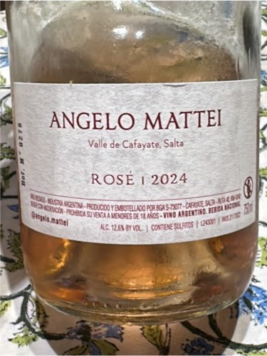 Angelo Mattei Rosé | Vivino US