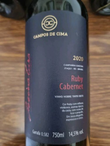 Vinícola Campos de Cima Assinatura Ruby Cabernet | Vivino Australia