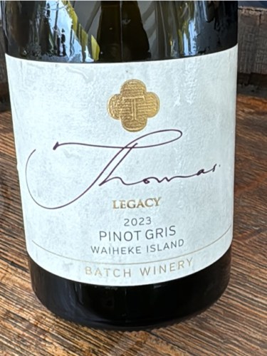 Batch Thomas Legacy Pinot Gris | Vivino US
