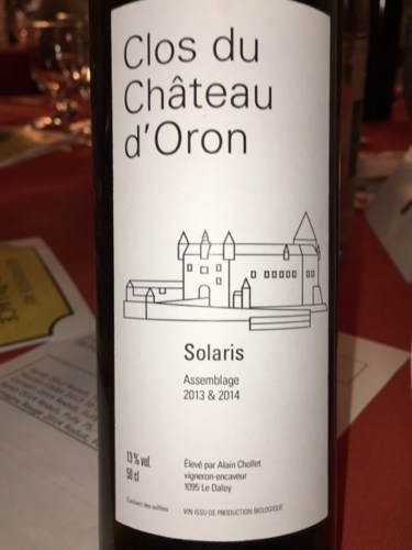 Alain Chollet Clos du Chateau d'Oron Solaris | Vivino US
