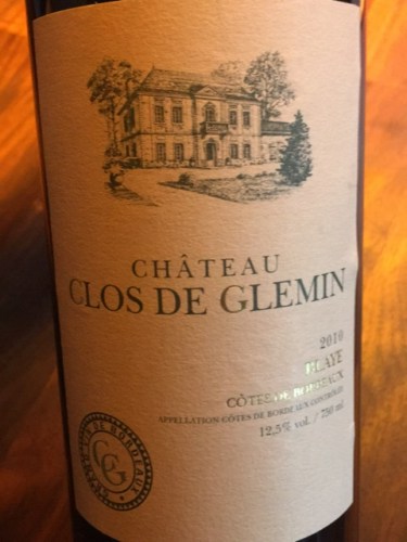 2010 Clos de Glemin Blaye Côtes de Bordeaux | Vivino US