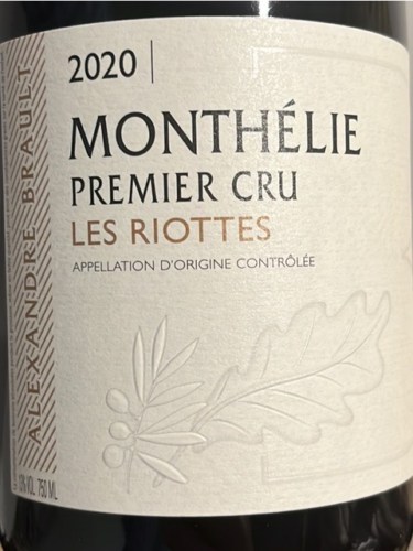 Alexandre Brault Monthélie Premier Cru 'Les Riottes' | Vivino US