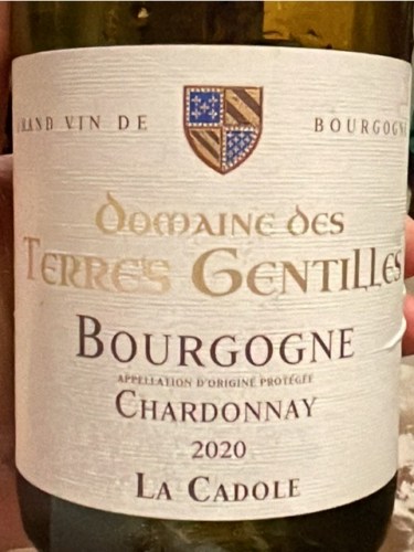 Domaine des Terres Gentilles La Cadole Bourgogne Chardonnay | Vivino ...