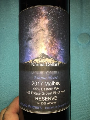 Narnia Cellars Emma Reese Reserve Malbec | Vivino US