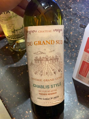 Don Alejandro Winery Vintage Grand Cuvée Chablis Style Private Reserve ...