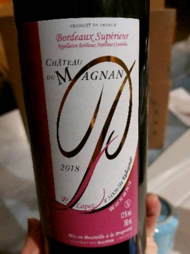 Chateau du Magnan Emotion Magnan Bordeaux Supérieur | Vivino US