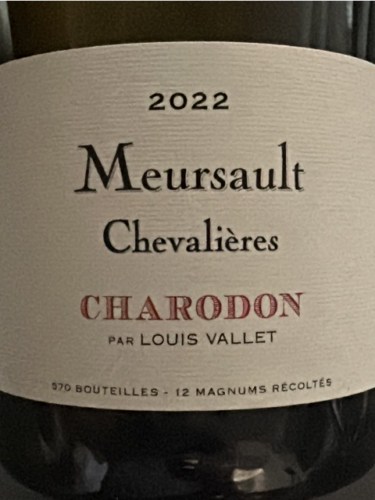 Château de Charodon Meursault Chevaliéres | Vivino US